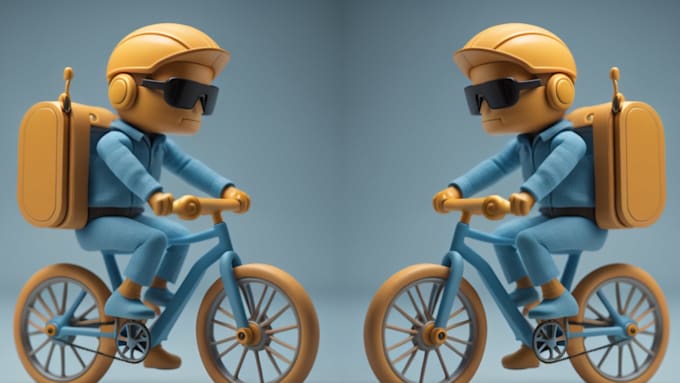 Design 3d toy, figurine, miniature, character design, stl, 3d head ...