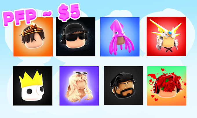Make you a roblox head pfp by Fans44 | Fiverr