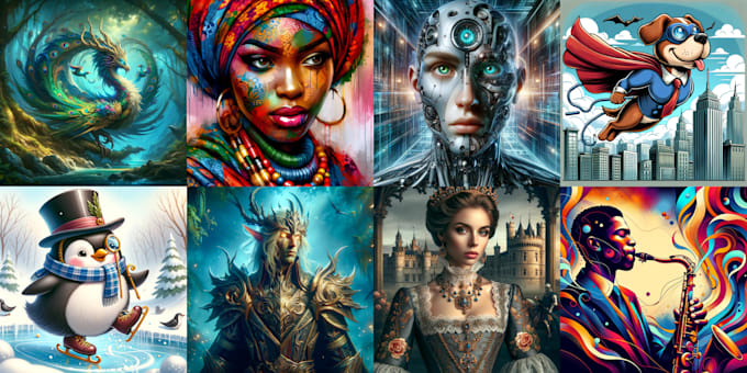 Create custom ai generated art by Puddleshome | Fiverr