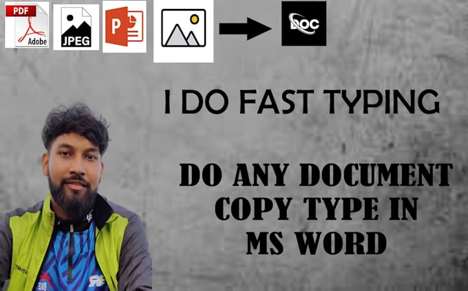 Professional skilled typist and expert in typing by Safayatrafi3212 ...