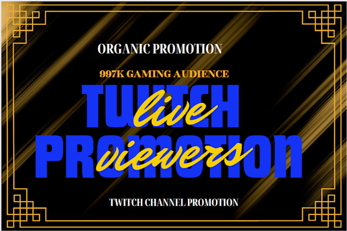 Shoutout your twitch or gaming channel to 997k gaming audience twitch ...