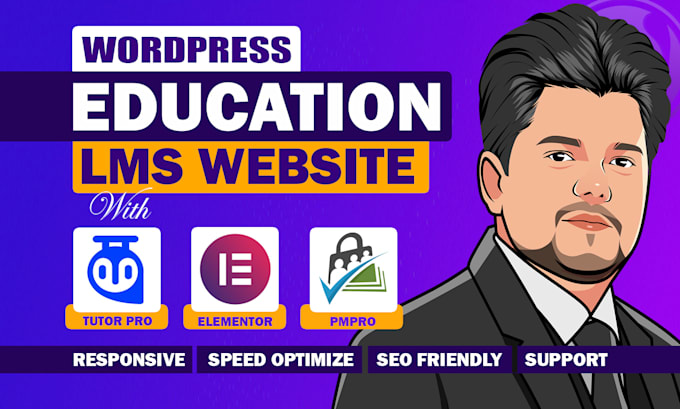 Do elearning education lms website with tutor lms pro by Web_designer662 | Fiverr