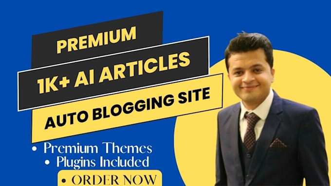 Build ai auto blogging wordpress site with 1k articles with open ai gpt