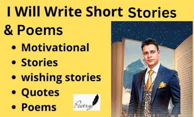 Write a poem short story social content for you, any topic or occasion ...