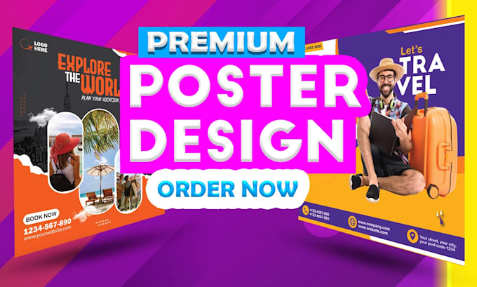 Do amazing poster design travel poster and social media post by Protimadesigner | Fiverr