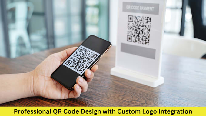 Create custom qr code with your logo by Misbahijaaz | Fiverr