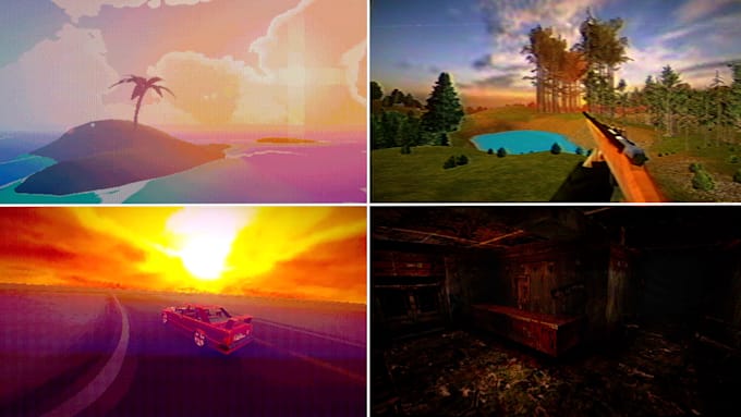 Do retro ps1 style 3d modeling and game design and animation by Aiden ...