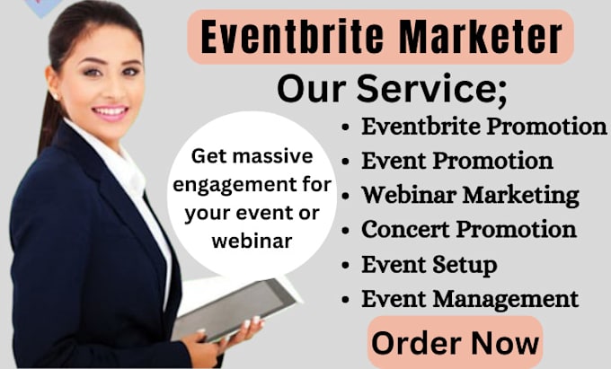 Do eventbrite promotion, webinar marketing, concert, event promotion by ...