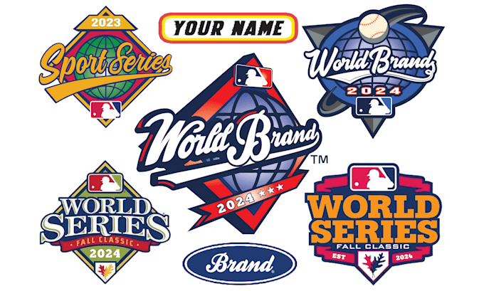 Design custom world series, nba, mlb, parody and bootleg logo for your brand by Meesam572 | Fiverr