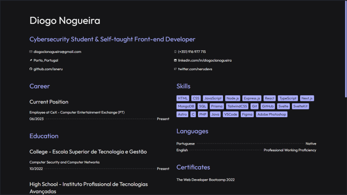 Create React And Typescript Website By Diogonogueira Fiverr