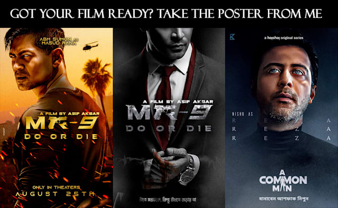 Create the best character posters for your film by Nizkh7an | Fiverr