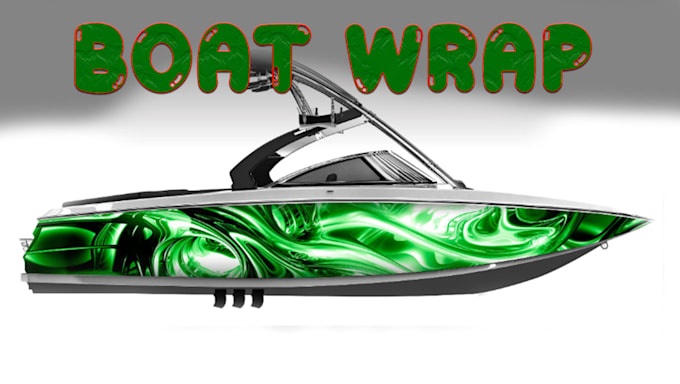 Design professional boat wrap, yacht and personal water craft by ...