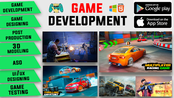 Do mobile game development for android and ios by Assad4237 | Fiverr