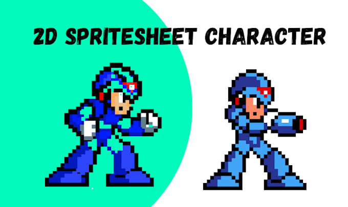 Draw sprite sheet, 2d pixel art, retro art, 2d sprite sheet, 2d art