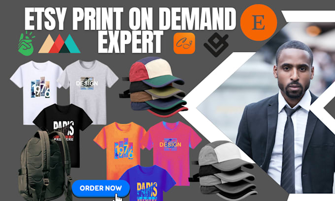 Setup esty print on demand digital product esty seo esty store promtion in 2024 by Taiwoberth ...