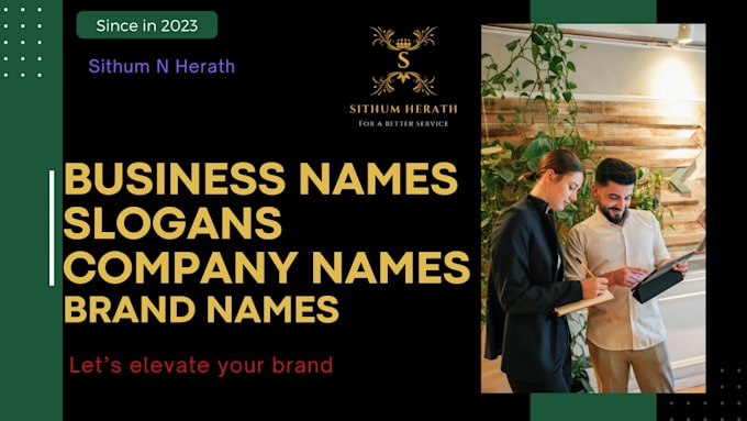 Create epic brandings, unique business names and memorable slogans by ...