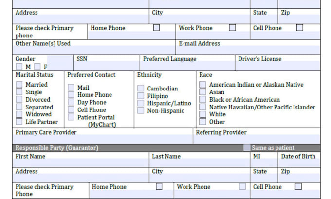 Design and convert fillable pdf form by Arshavin2 | Fiverr Design and convert fillable pdf form by Arshavin2 | Fiverr