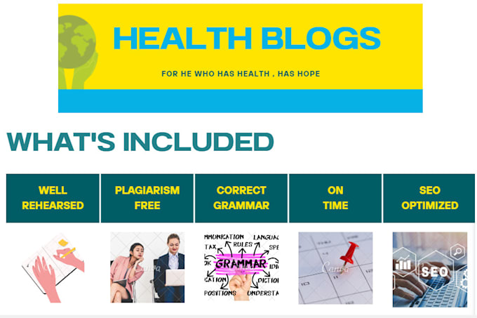Write medical blog for you by Osamajawed113 | Fiverr