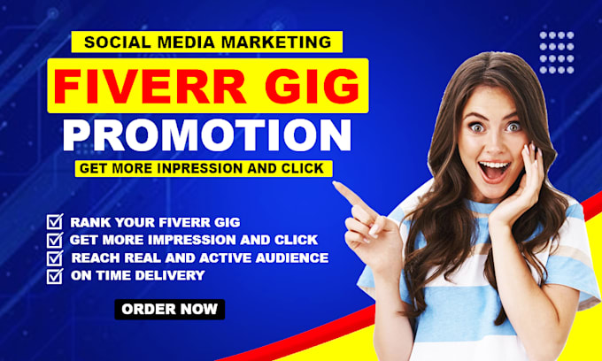 Promote and advertise your fiverr gigs on my dedicated website by Salma ...
