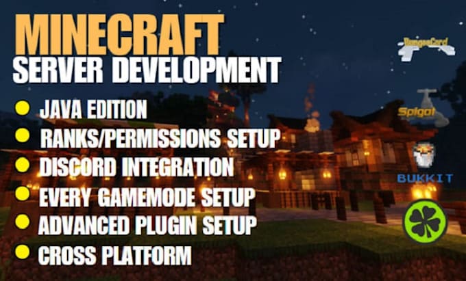 Develop a professional minecraft server for you by Pro_aj | Fiverr