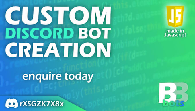 Create a custom discord bot by Arcticwolf976 | Fiverr