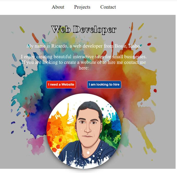 Create A Static Website In Html Css And Javascript By Rick1515 Fiverr