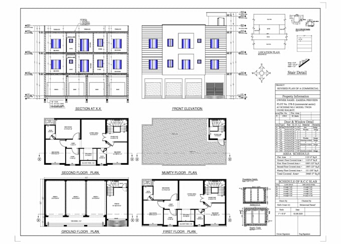 Do 2d, 3d floor house plan, landscape design, patio pool, section roof ...