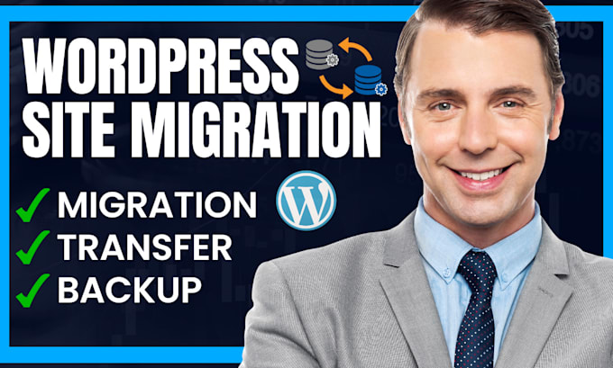 Do wordpress migration, move wordpress, domain transfer by Owallidkarim | Fiverr