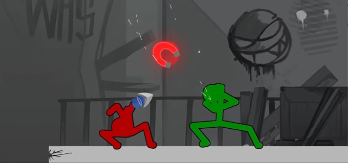 Make and animate storytelling stickman stickmen or stick figure ...