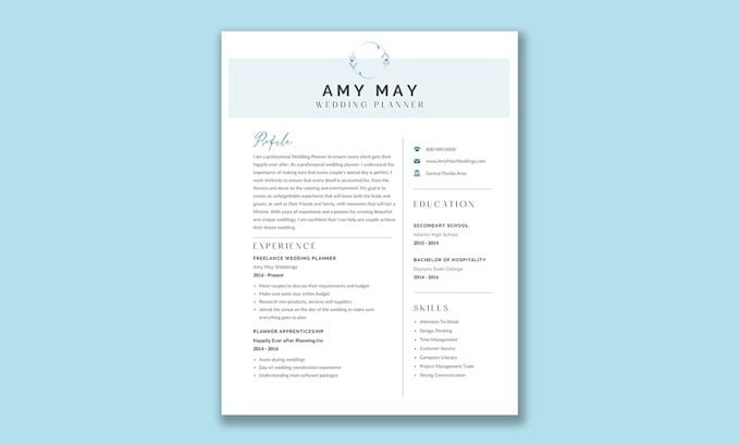 Design striking custom resumes by Jackie_exe | Fiverr