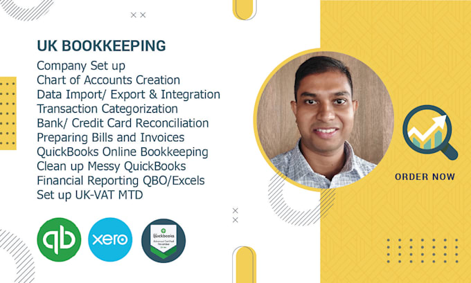 Do Uk Bookkeeping Accounting Quickbooks Online Xero Wave Excel By