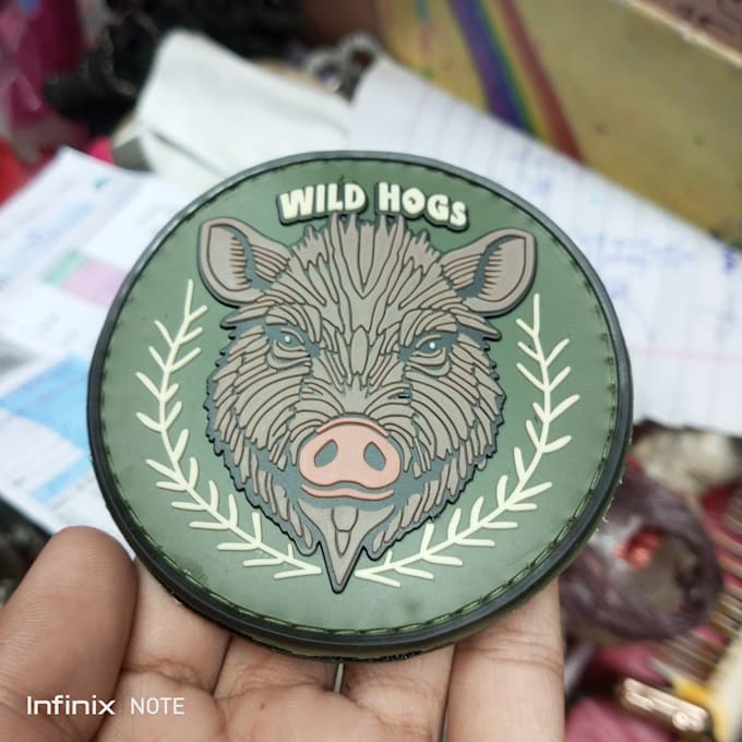 Make pvc patches of your custom design with unlimited revisions by ...