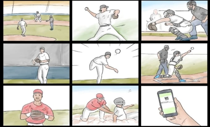 Draw you a storyboard from any story by Shahzad9093 | Fiverr