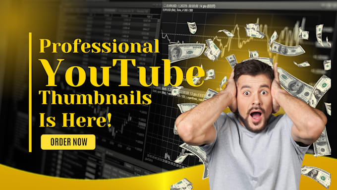 Make you a professional youtube thumbnails in 12 hours by ...