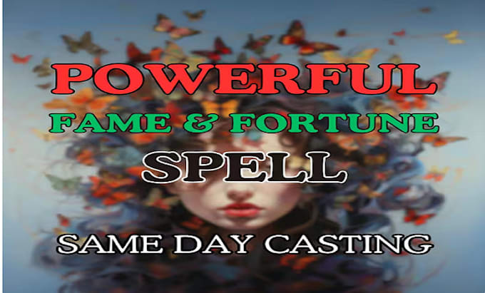 Do powerful fame and fortune spell, celebrity and influencer spell