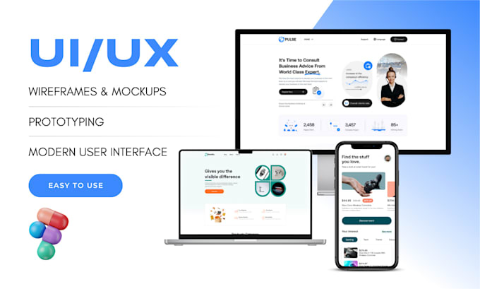 Design bespoke ui ux for your unique needs by Musfikur46 | Fiverr
