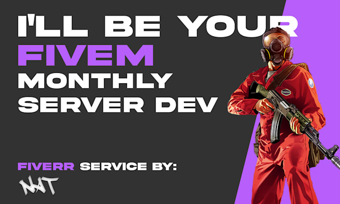 Be your fivem developer for a month by Gtrnat | Fiverr