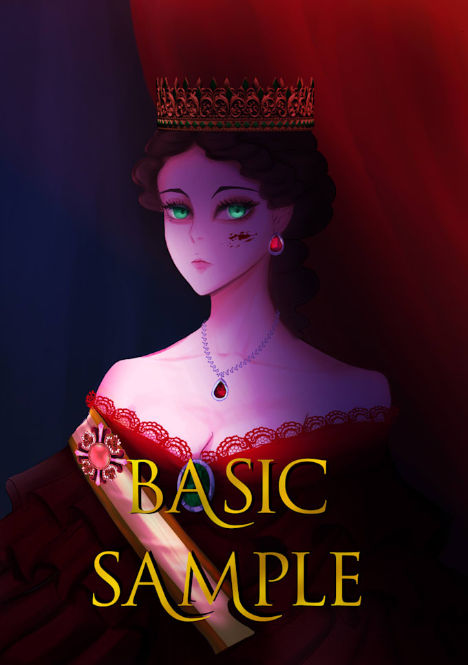 Draw eye catching anime manhwa style book covers for your book or ...