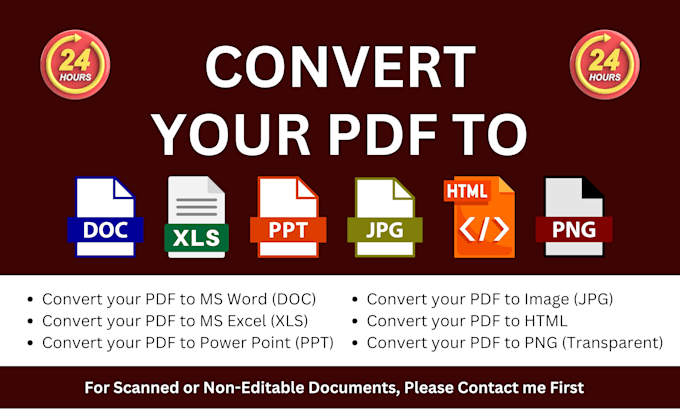 Convert your file to ms word or other editable files by Nupendramali ...