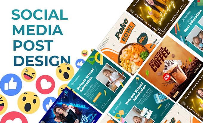 Design best and specs social media post size by Designeriree | Fiverr