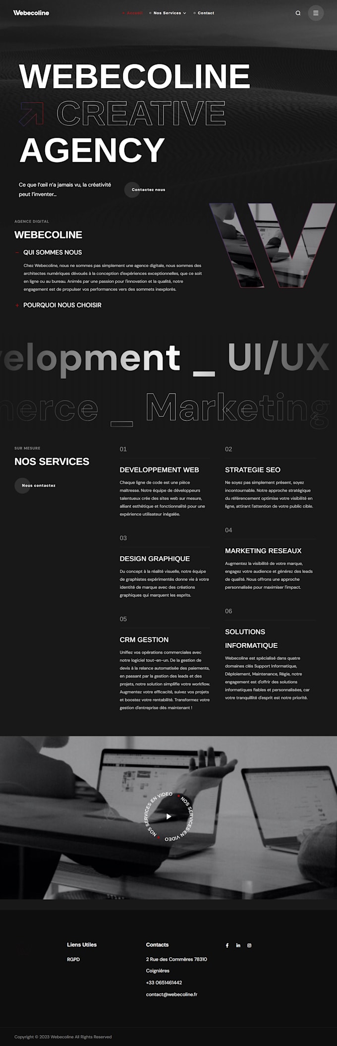 Créer votre site web by Webecoline | Fiverr Créer votre site web by Webecoline | Fiverr