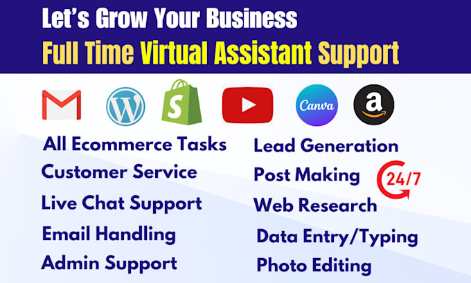 Do your each task as long term virtual assistant by Yasir_care | Fiverr