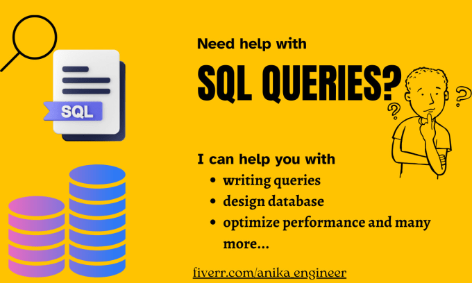 Write Optimized Sql Queries And Design Database On Mssql And Mysql By Anikaengineer Fiverr