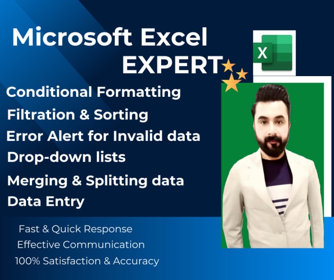 Do Excel Conditional Formatting Data Filtration Sorting And Validation By Hasnainali4343 Fiverr