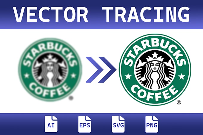 Vector tracing logo, convert to vector, vectorize by Sagitta_design | Fiverr