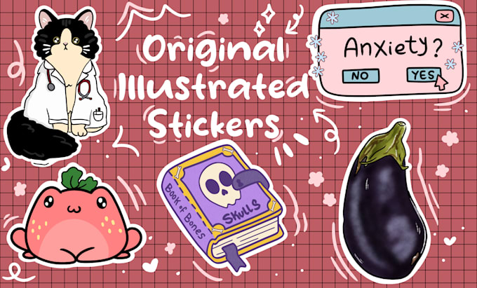 Make custom sticker sheet for you by Arrietty752 | Fiverr