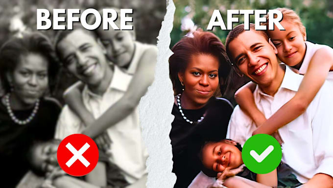 Enhance, restore, repair and colourize your damaged photo in 1 hour by ...