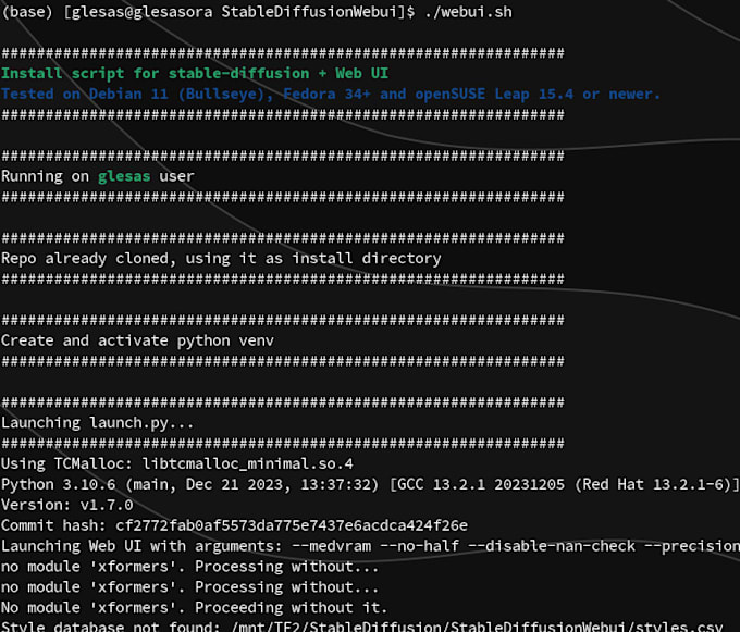 Help with installing stable diffusion locally on your pc by Glesas | Fiverr