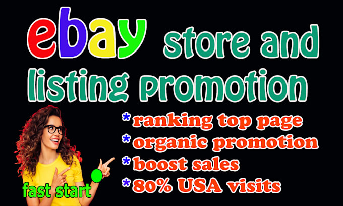 Do ebay shop and listing promotion to increase ranking and sales by ...