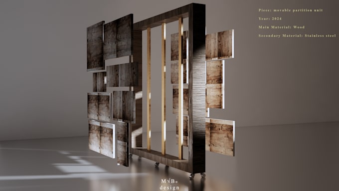 Design and render custom partition units by Vminoas | Fiverr